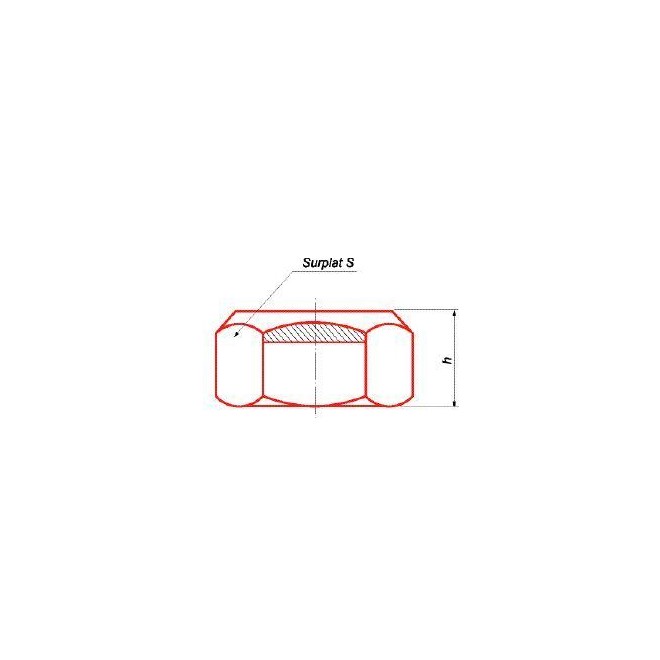 Écrou autofreinant DIN 980V zingué classe 8 – M5 à M36