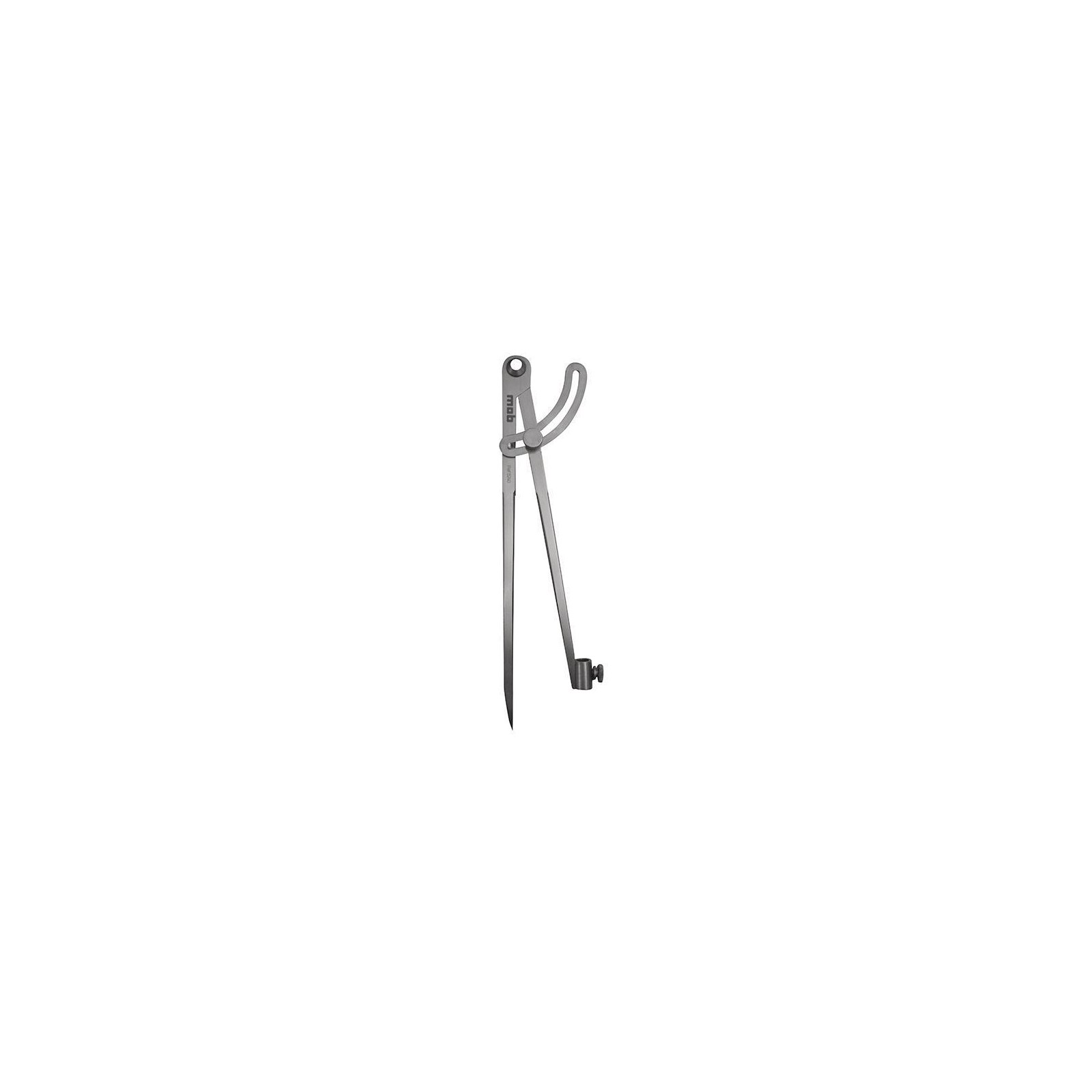 Compas porte-crayon acier poli – Traçage pro Ø max 300 mm