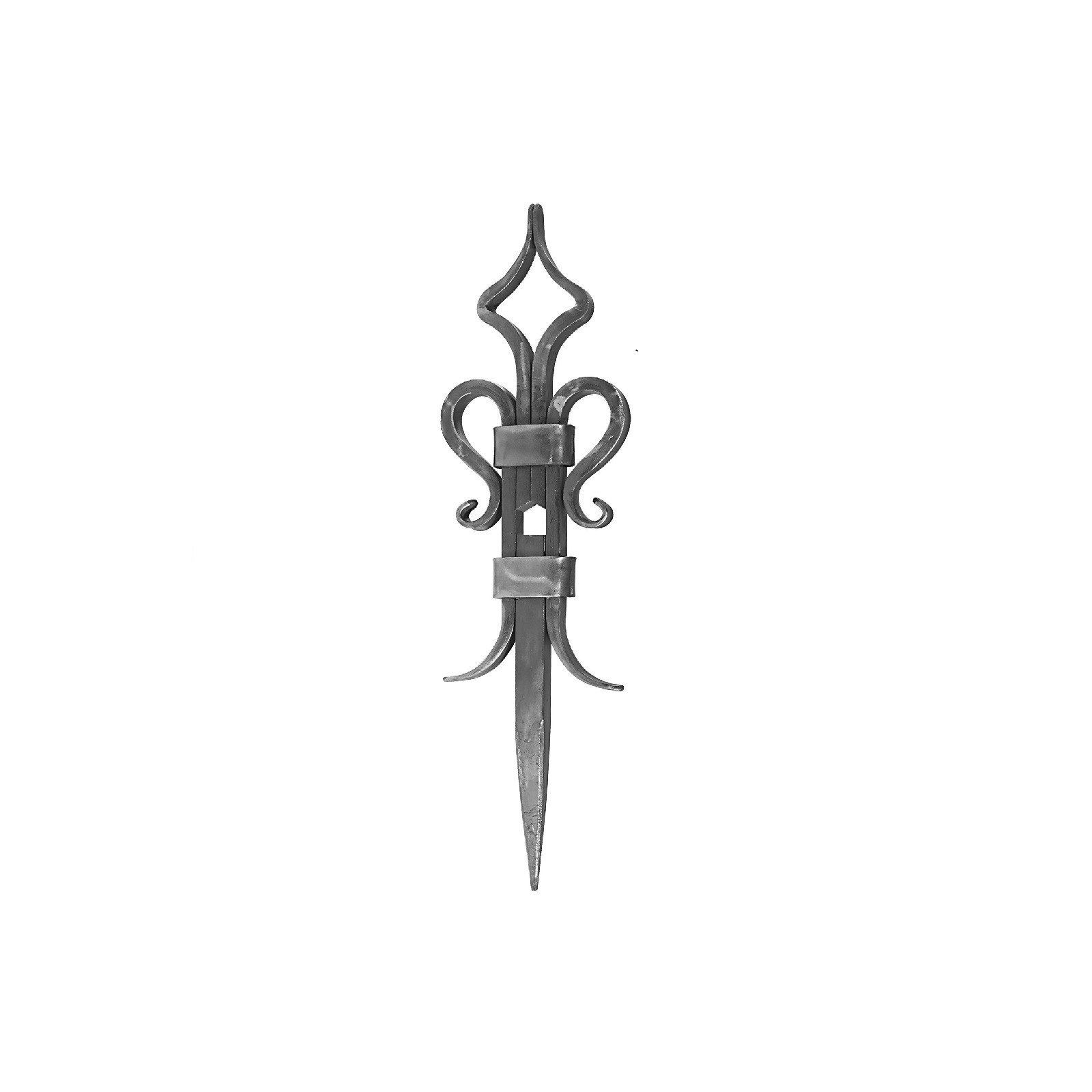 Clé tirant croix chaînage en acier forgé – 700x200 mm