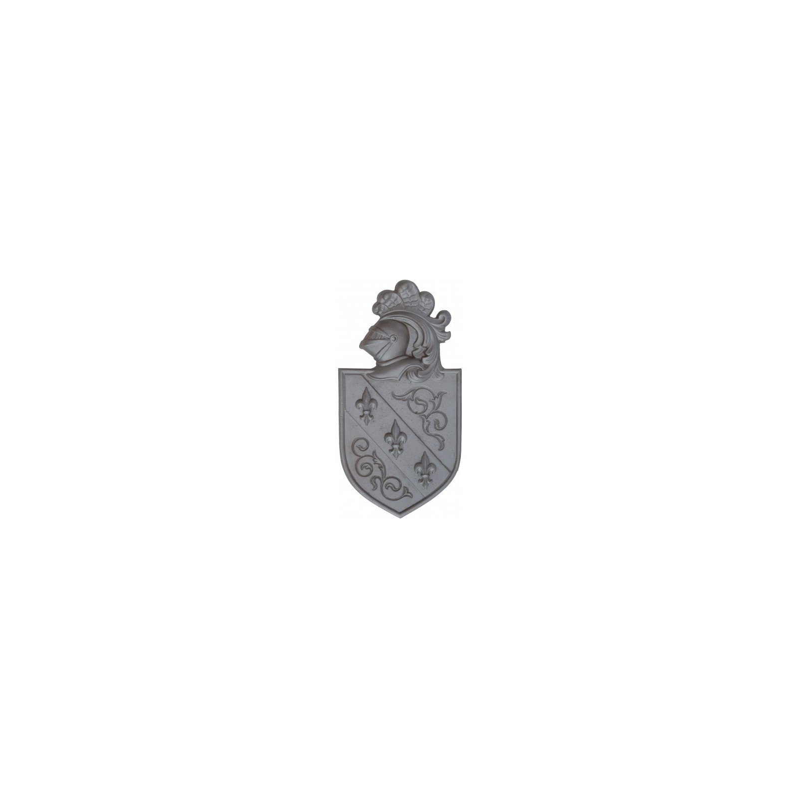 Blason décoratif en acier moulé double face – 225x185 mm