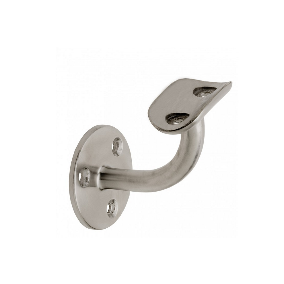 Support main courante inox mural incurvé – Ø42.4 ou Ø60.3 mm