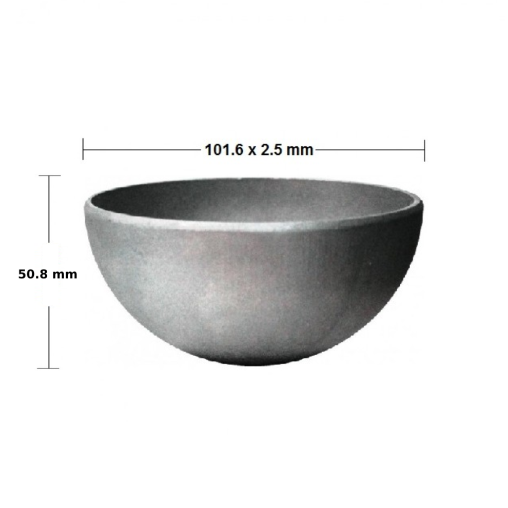 Demi sphère en acier soudable- Très belle finition