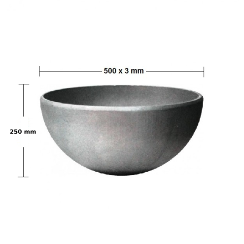 Demi sphère en acier soudable- Très belle finition