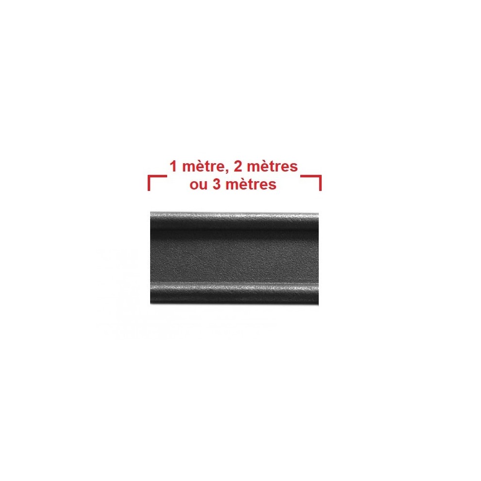 Profil décor acier mouluré 30x8 mm – Pour portail et portillon