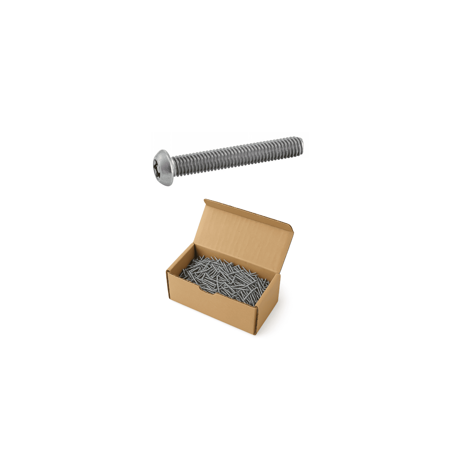 Boîte vis inviolables six lobes Inox A2 M3 à M10