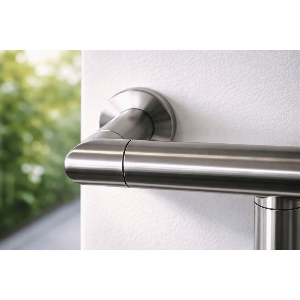 SUPPORT MURAL EN INOX Ø42.4 MM OU Ø60.3 MM
